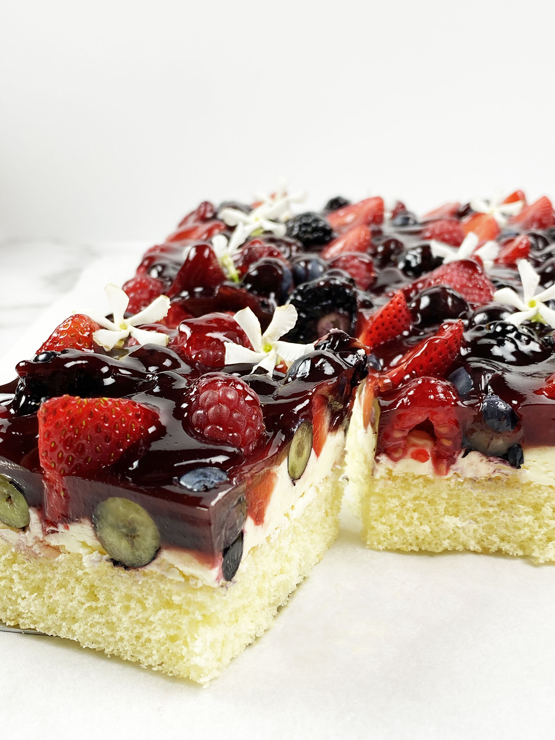 GERMAN BERRY TART (Obsttorte) - Hello Ani
